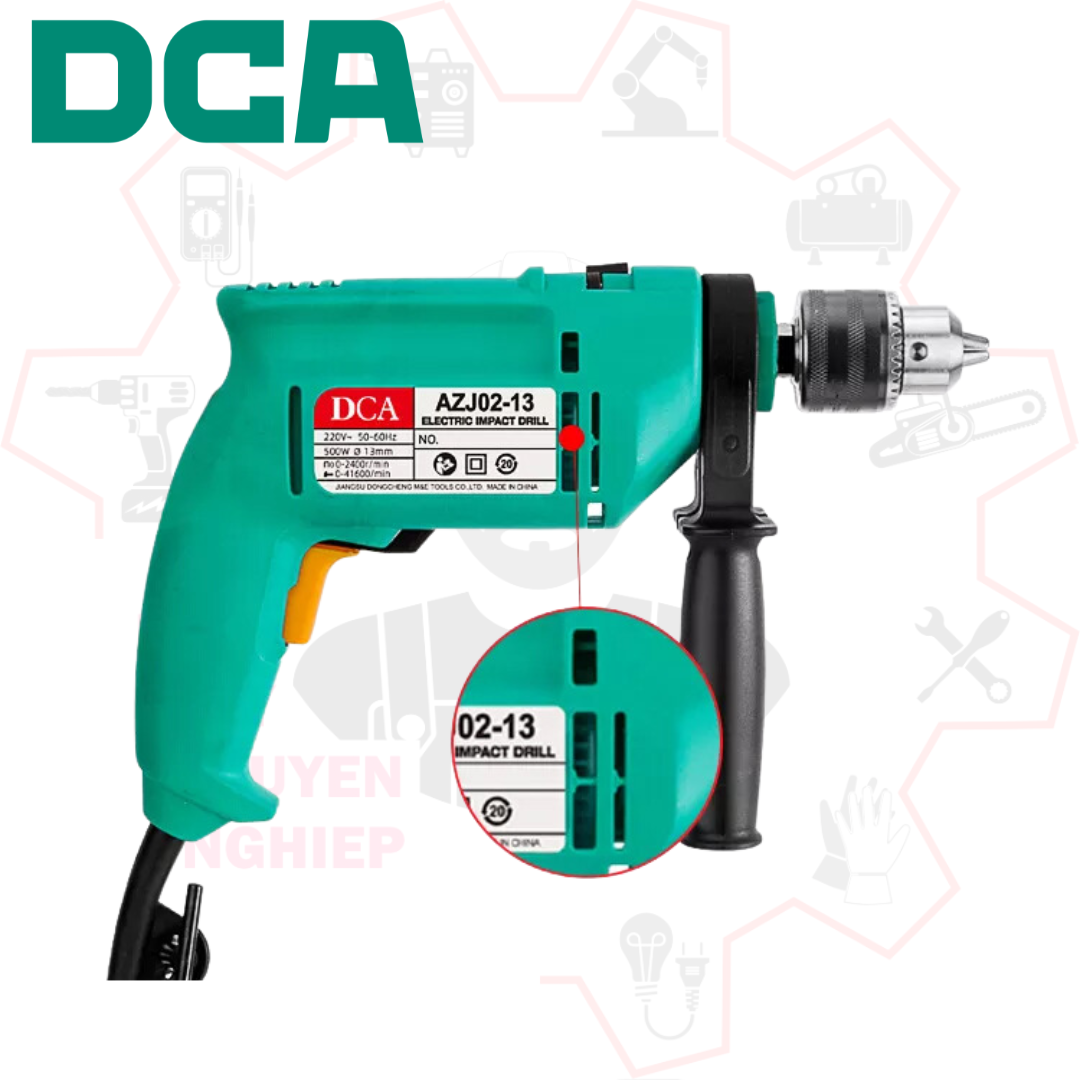 Máy khoan búa DCA AZJ02-13 – ĐIỆN MÁY CHUYÊN NGHIỆP